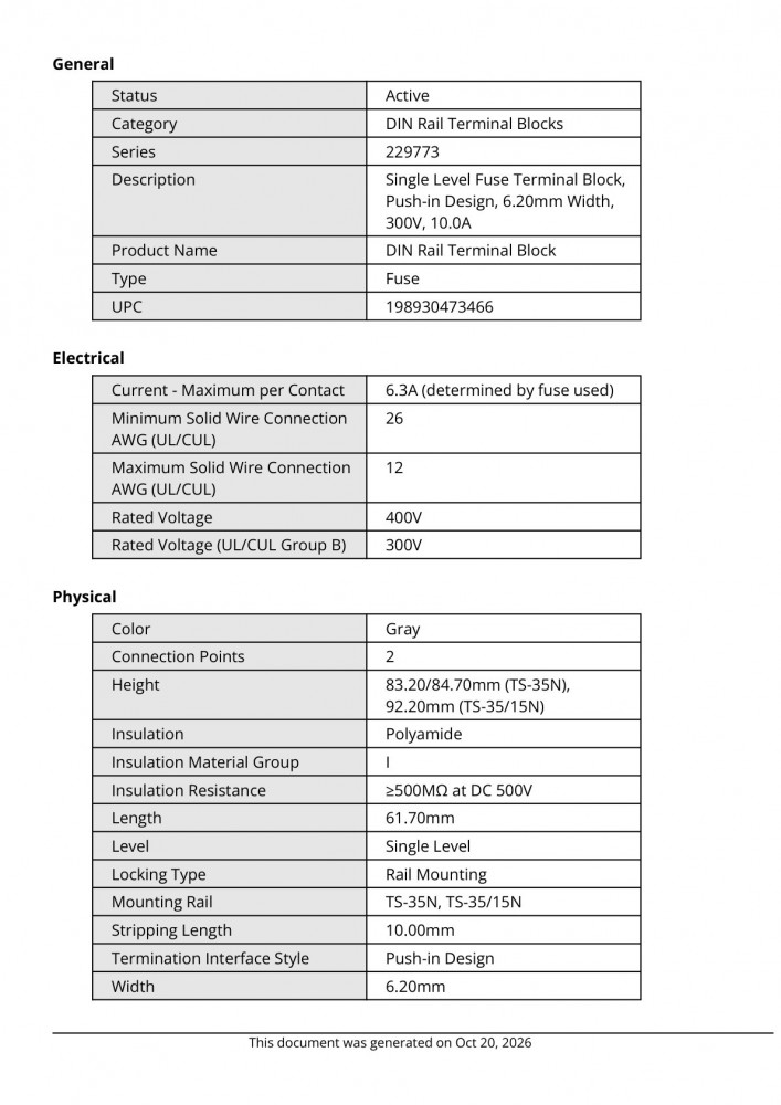 Product document image, page 2