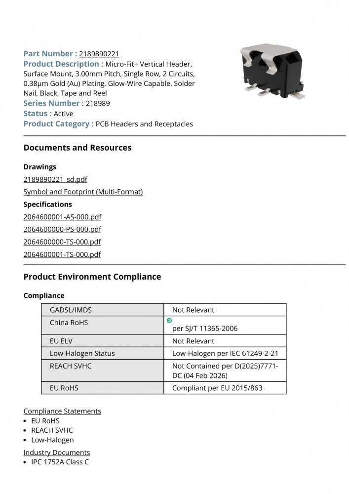 2189890221 product document preview, page 1