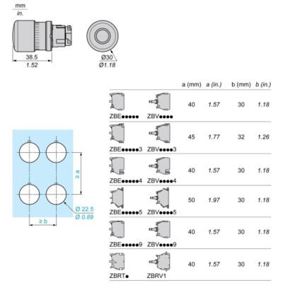 Schneider ZB4BT844 Selector Switch for sale