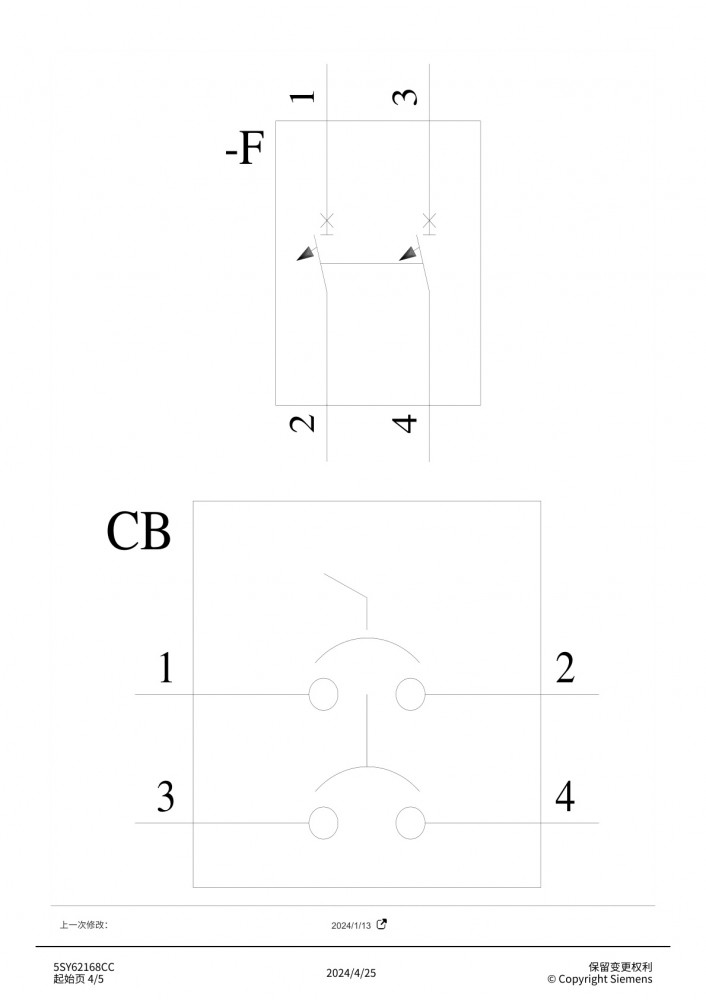 5SY6216-8CC technical document page 4