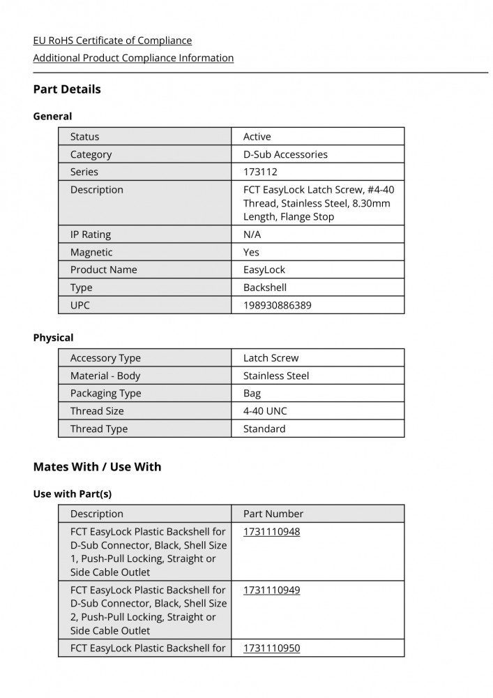 Molex 1731121925 drawing page 2