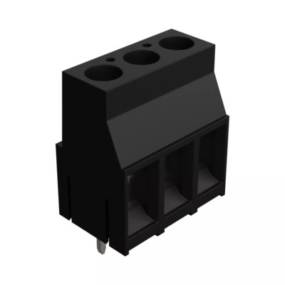 6.35mm Pitch Beau Eurostyle Fixed Mount PCB Terminal Block, Modular, 3 Circuits for sale