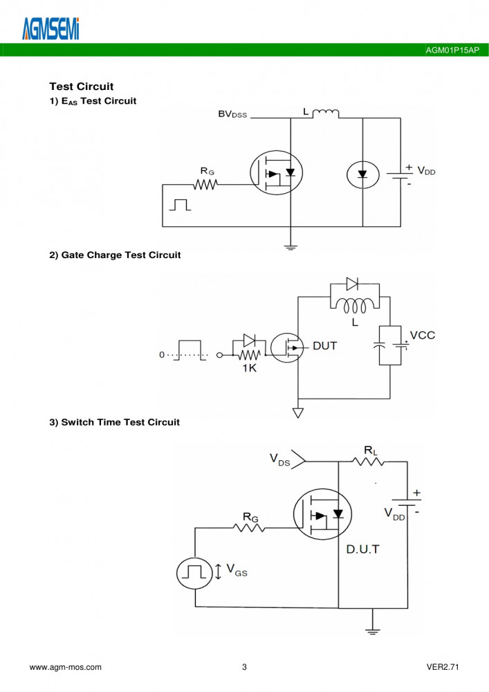 AGM01P15AP datasheet page 3