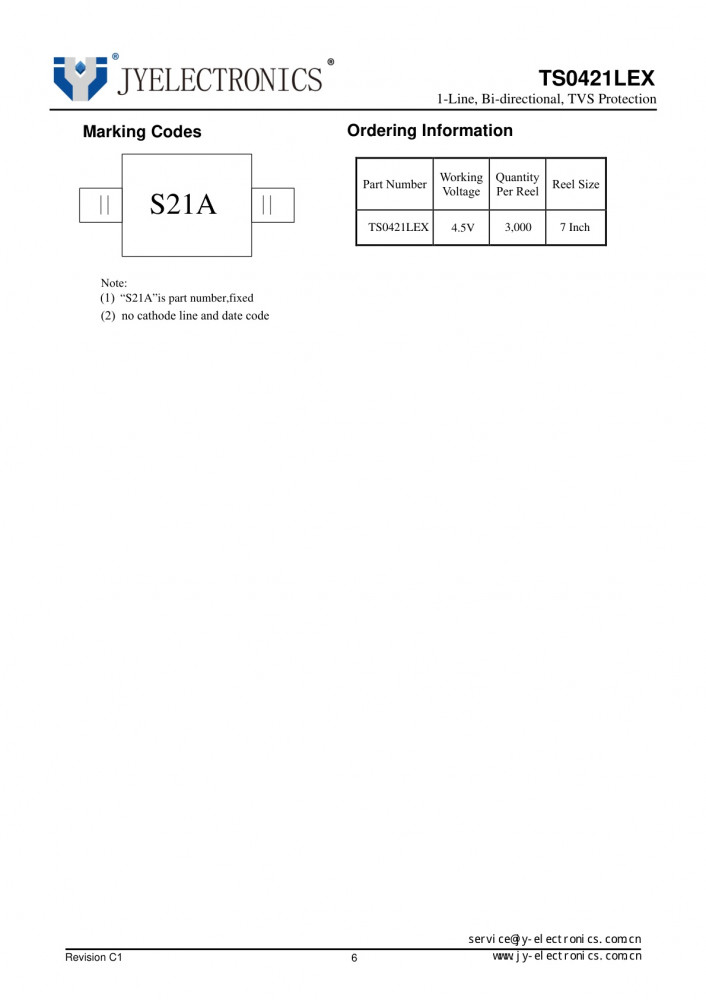 TS0421LEX datasheet page 6