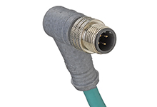 Micro-Change (M12) Double-Ended Cordset, 4 Poles, D-Coded, Male (Straight) to Male (Straight), 26 AWG, TPE Cable, 1.0m (3.28') Length