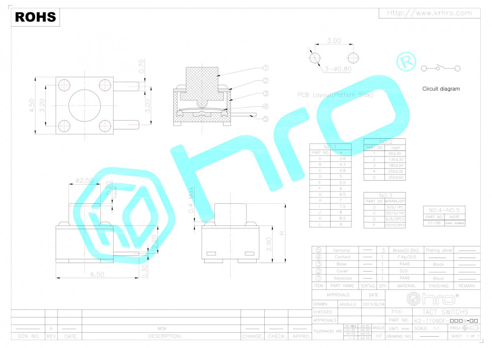 K2-1109DF-E4SW-04 technical drawing