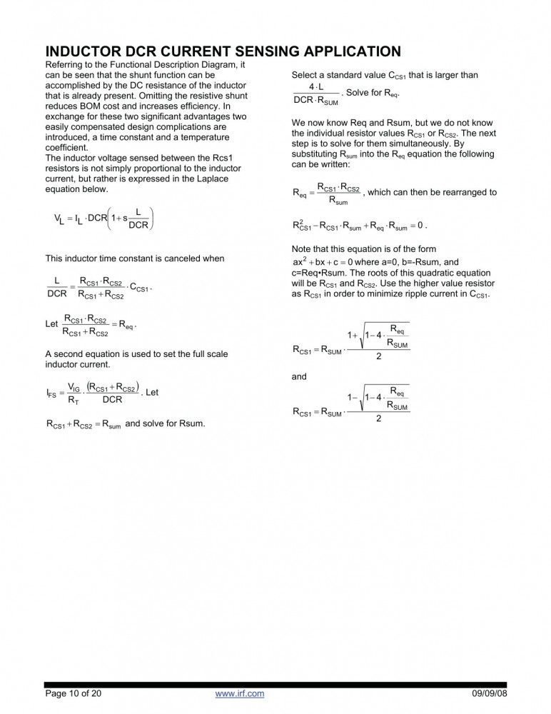 IR3720 technical document page 10
