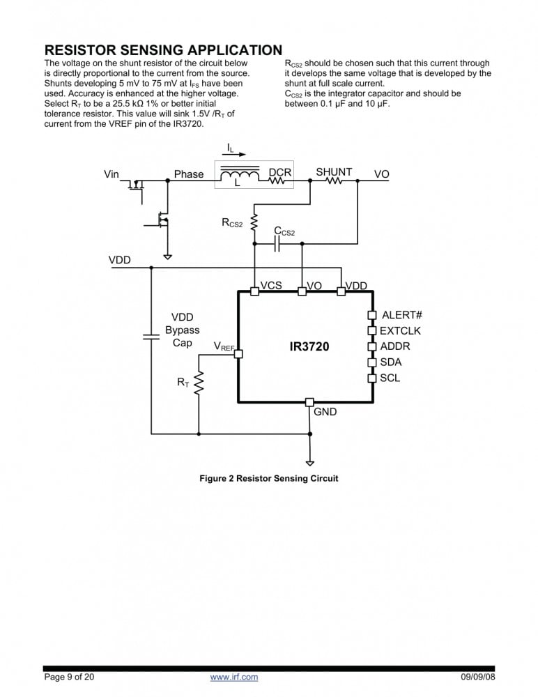 IR3720 technical document page 9