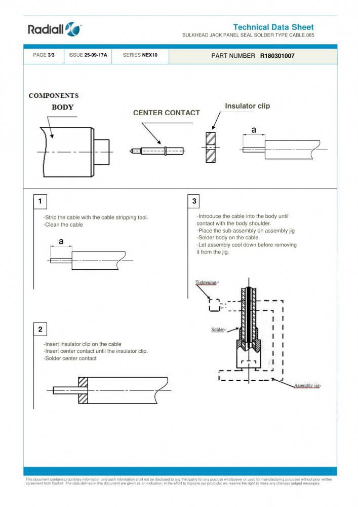 Radiall R180301007 NEX10 datasheet page 3