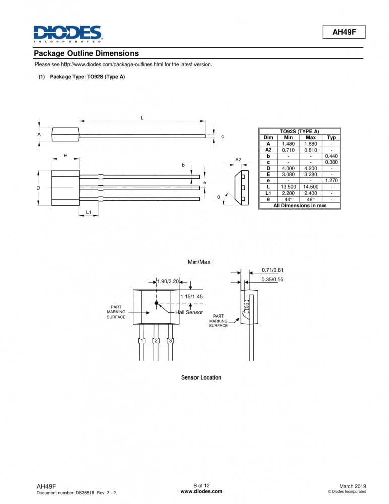 AH49F datasheet page 8