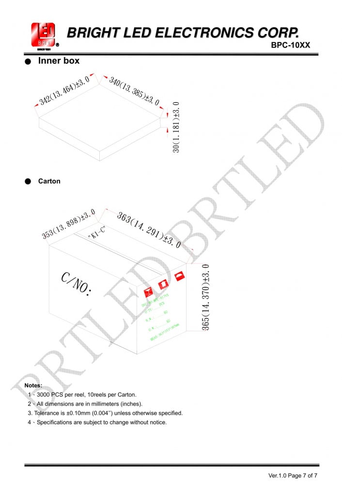 BPC-1009 datasheet page 8