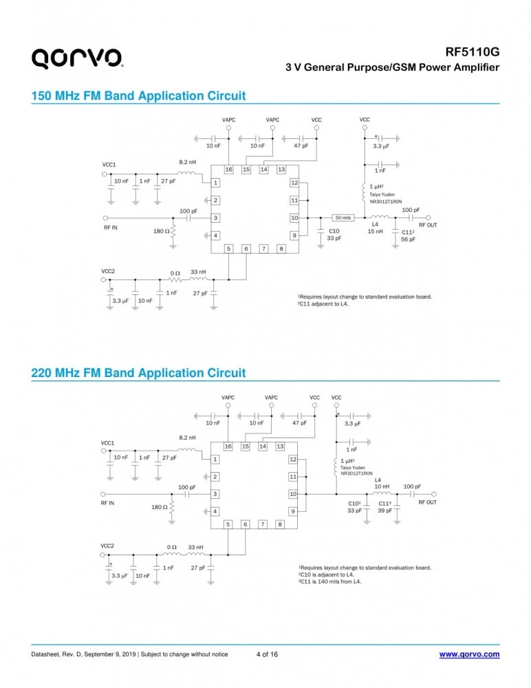 RF5110GTR7 datasheet page 4