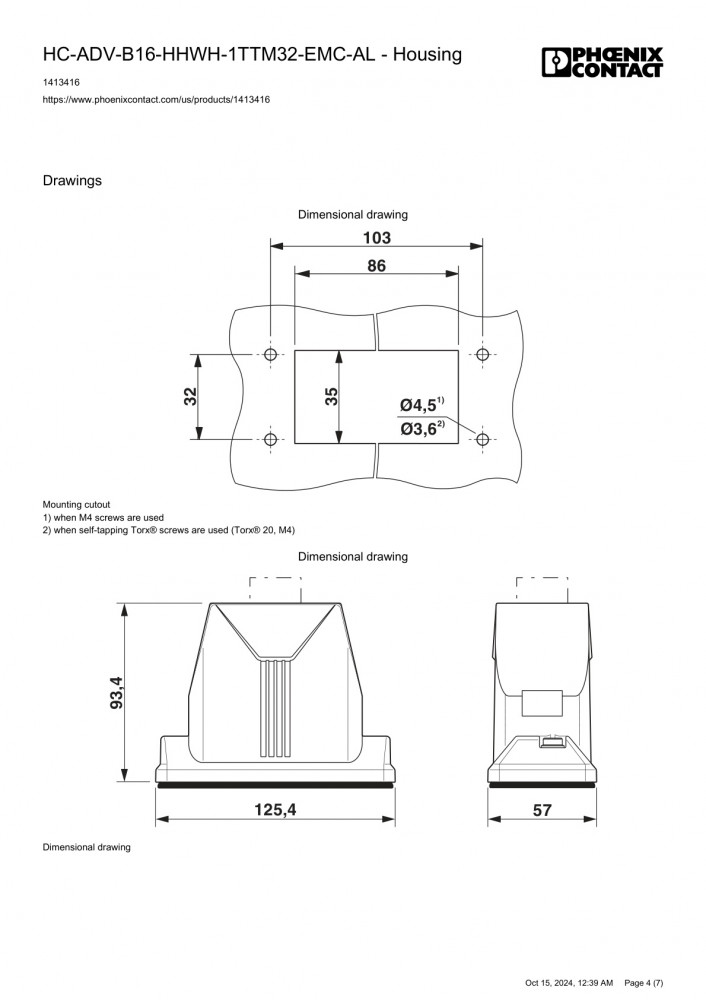 Phoenix Contact 1413416 technical document page 4