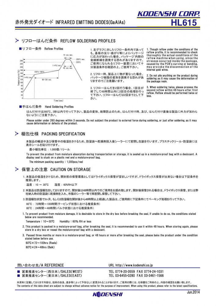 HL615 datasheet page image 3