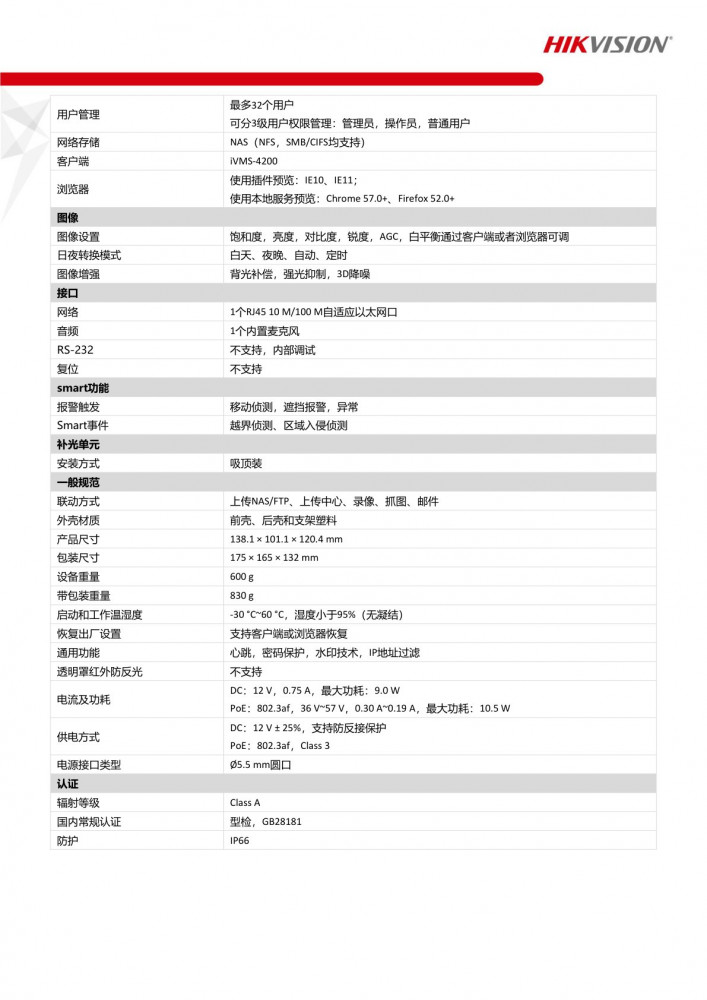 DS-2CD3347WDP2V2-L documentation page 3