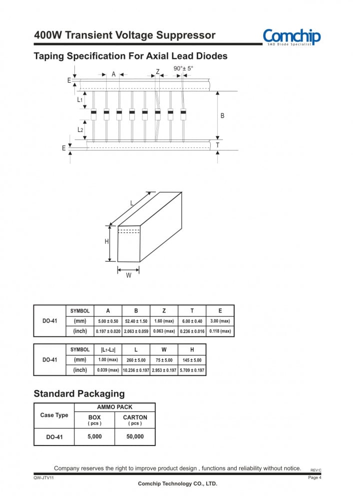 P4KE-HF Series datasheet page 4