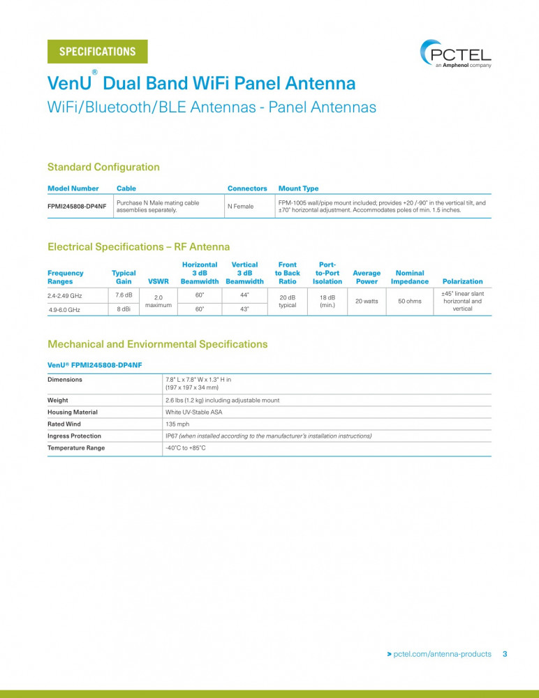 FPMI245808-DP4NF product document, page 3