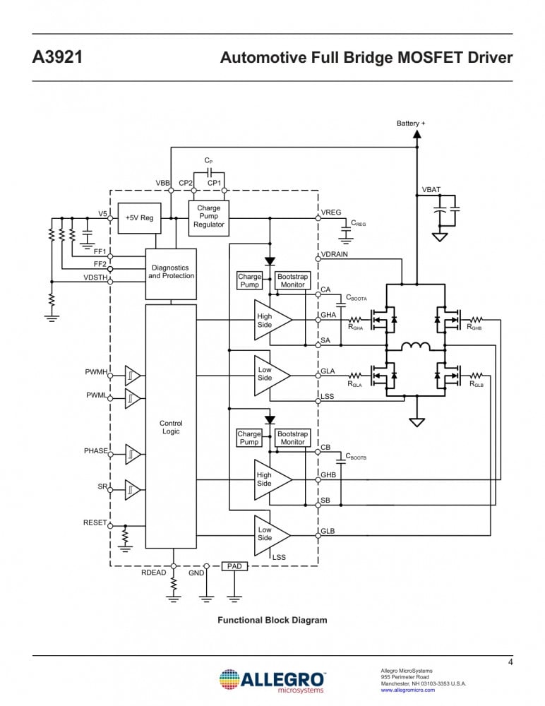 A3921 datasheet page 4
