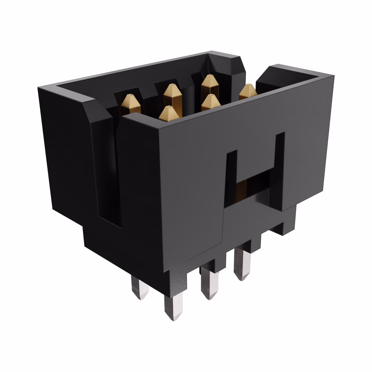 2.00mm Pitch, Milli-Grid PCB Header, Dual Row, Vertical, Surface Mount, Shrouded, 22 Circuits, 0.76µm Gold (Au) Plating, Dual Side Slots, Dual Friction Locks, Center Polarization, with Pegs, Tape and Reel