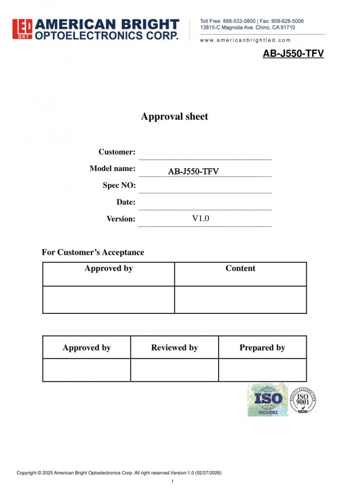 AB-J550-TFV document page 1