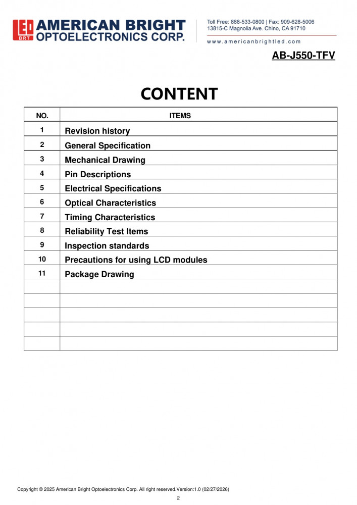 AB-J550-TFV document page 2
