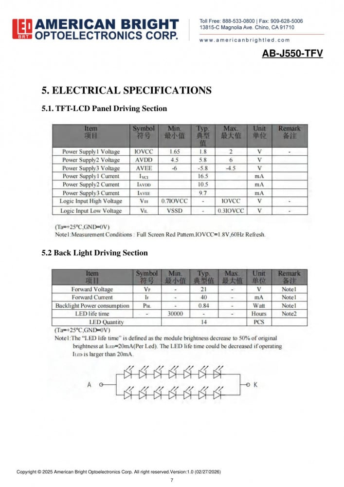 AB-J550-TFV document page 7