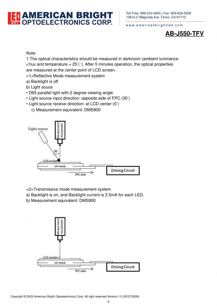 AB-J550-TFV document page 9