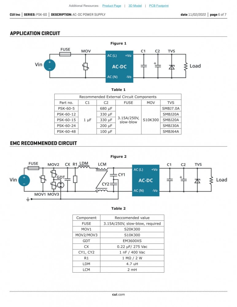 PSK-60-48 datasheet page 6