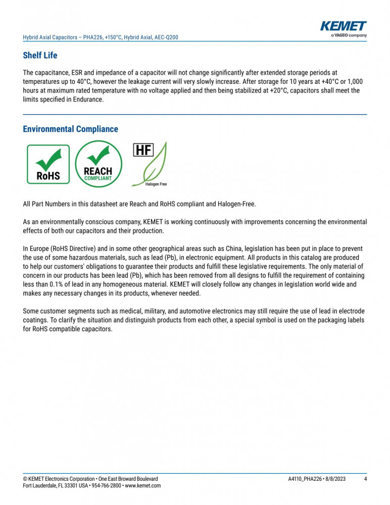 PHA226 datasheet page 4