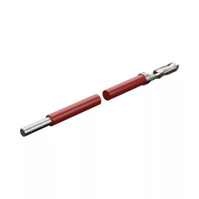 Pre-Crimped Lead Mizu-P25 Female-to-Pigtail, Tin (Sn) Plating, 225.00mm Length, 20 AWG, Red for sale
