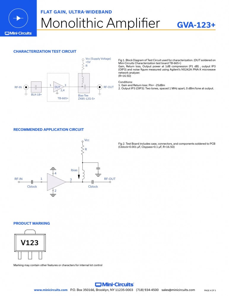 GVA-123+ datasheet page 4