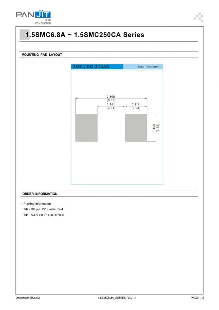 PANJIT 1.5SMC series datasheet page 4