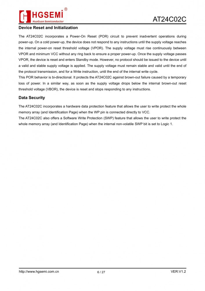AT24C02C datasheet page 6