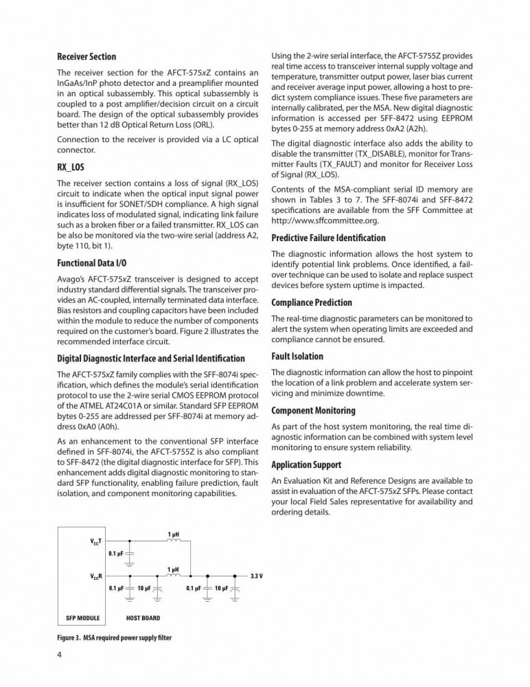 AFCT-5750LZ datasheet page 4