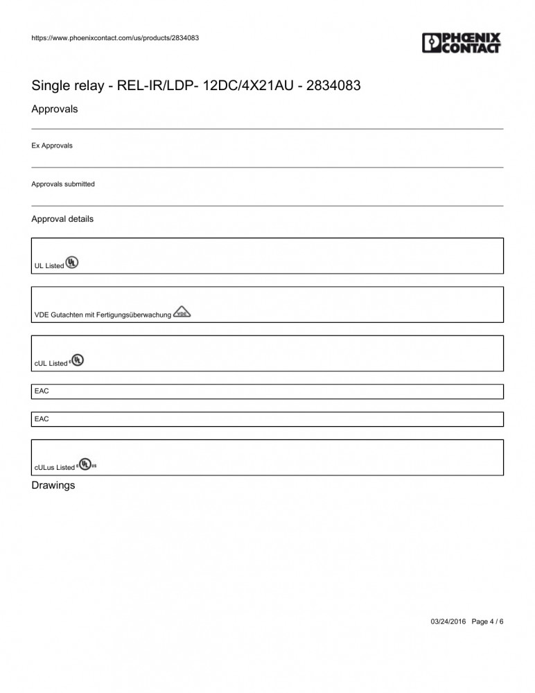 Phoenix Contact 2834083 technical document page 4