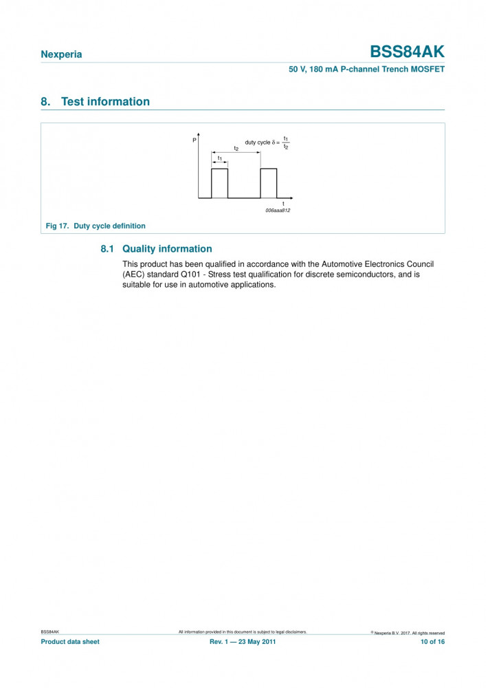 BSS84AK,215 datasheet page 10