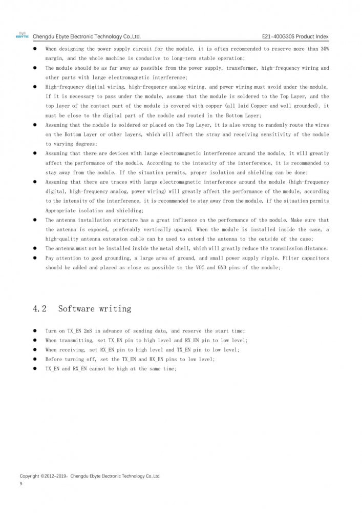 E21-400G30S datasheet page 10