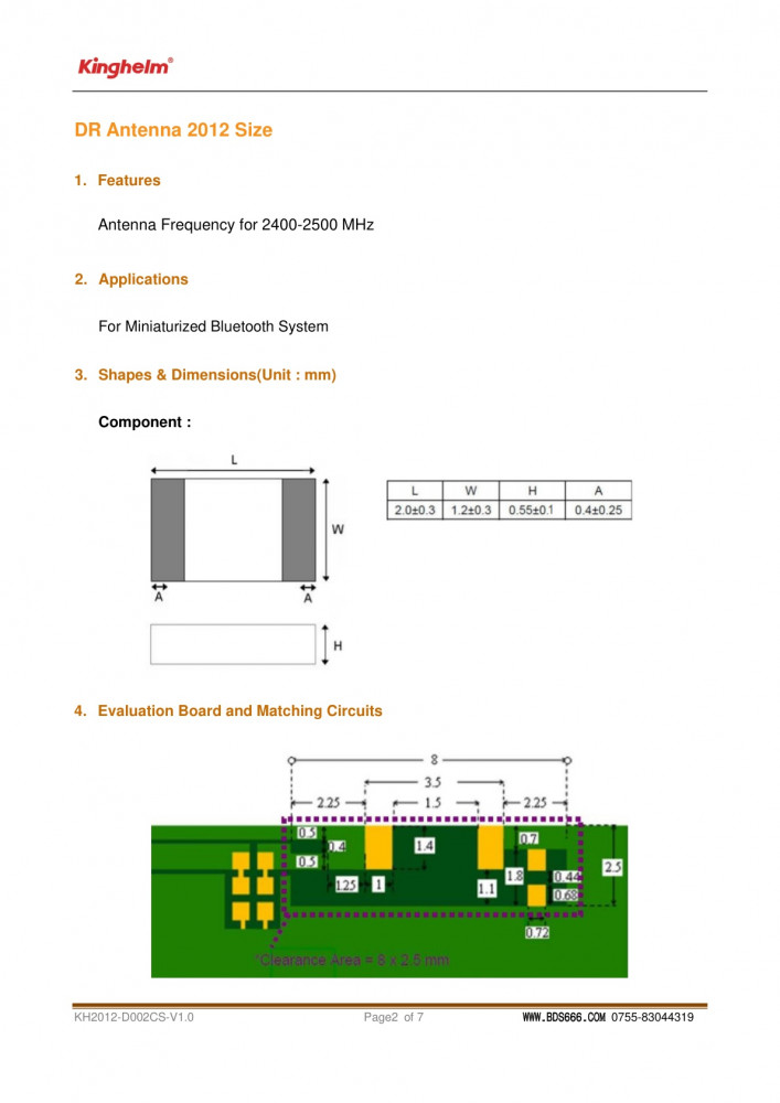 KH2012-D002CS datasheet page 2