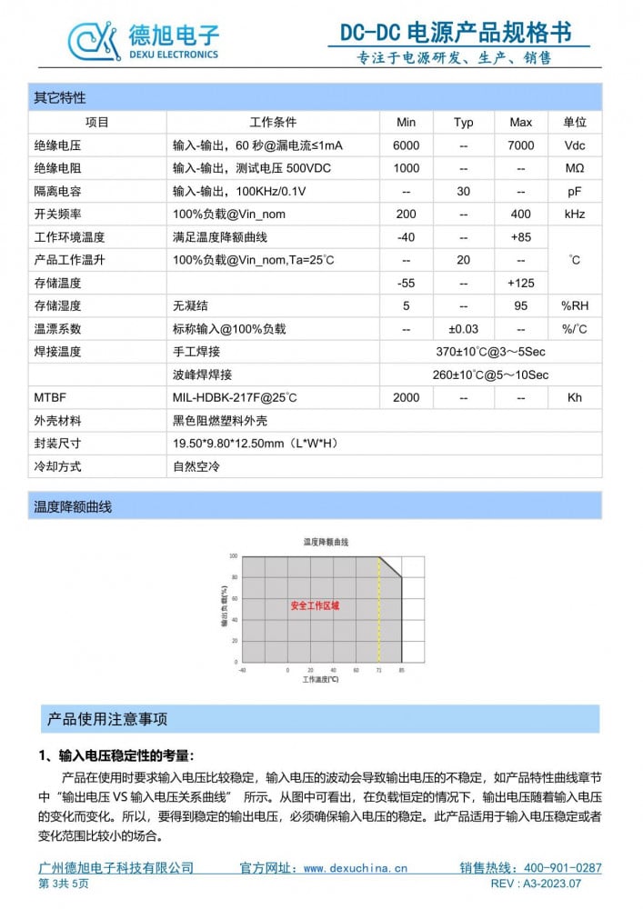 H0505S-1WR2 datasheet page 3