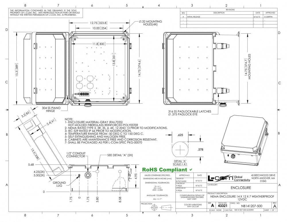 NB141207-500 technical document page