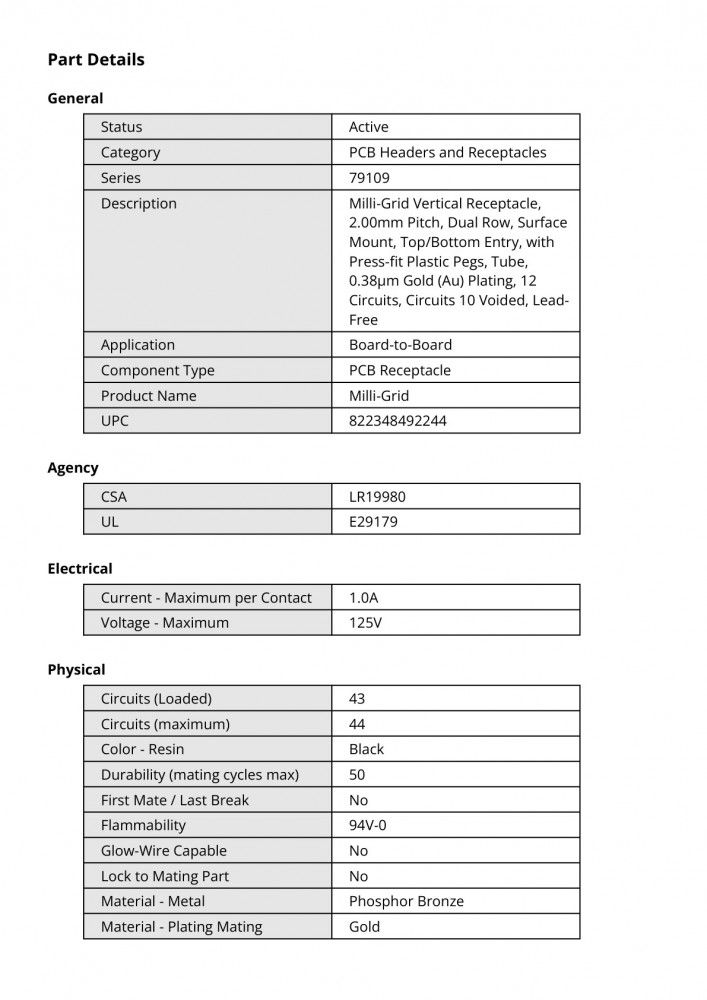 MOLEX 791096012 document page 2