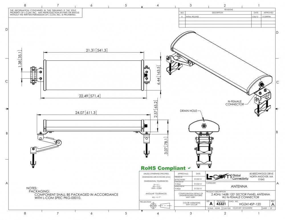 HK2414-120NF technical drawing page 2