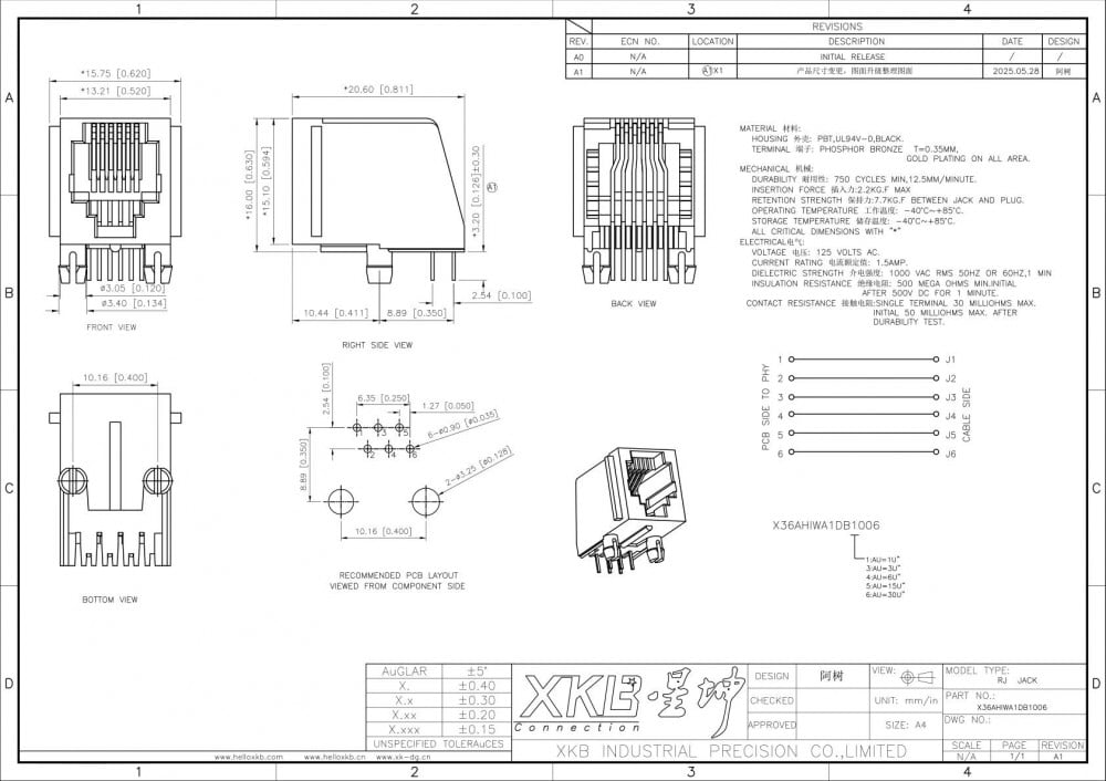 X36AHIWA1DB1006 technical document preview
