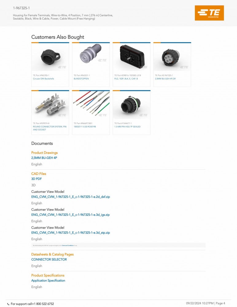 TE Connectivity 1-967325-1 technical document page 4