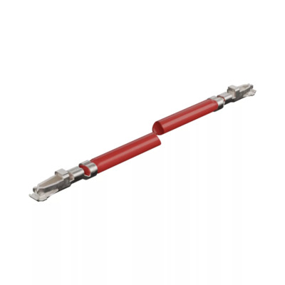 Pre-Crimped Lead Micro-Lock Plus 2.0 Female-to-Micro-Lock Plus 2.0 Female, Matte Tin (Sn) Plating, 450.00mm Length, 22 AWG, Red for sale