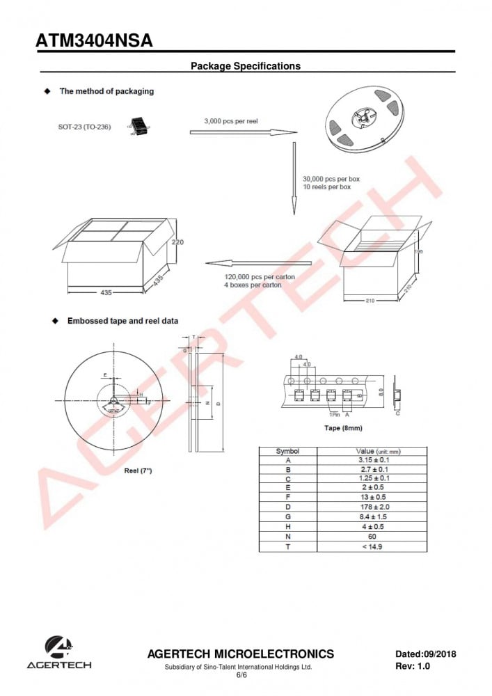 ATM3404NSA datasheet page 6