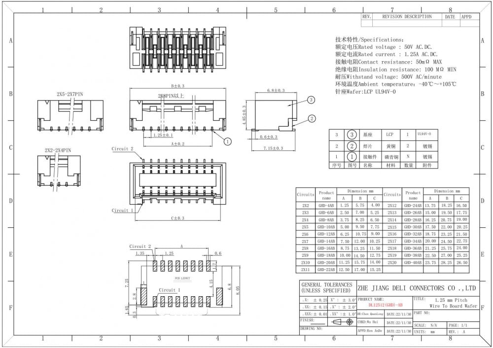 DLL GHD-8AB technical drawing page 2