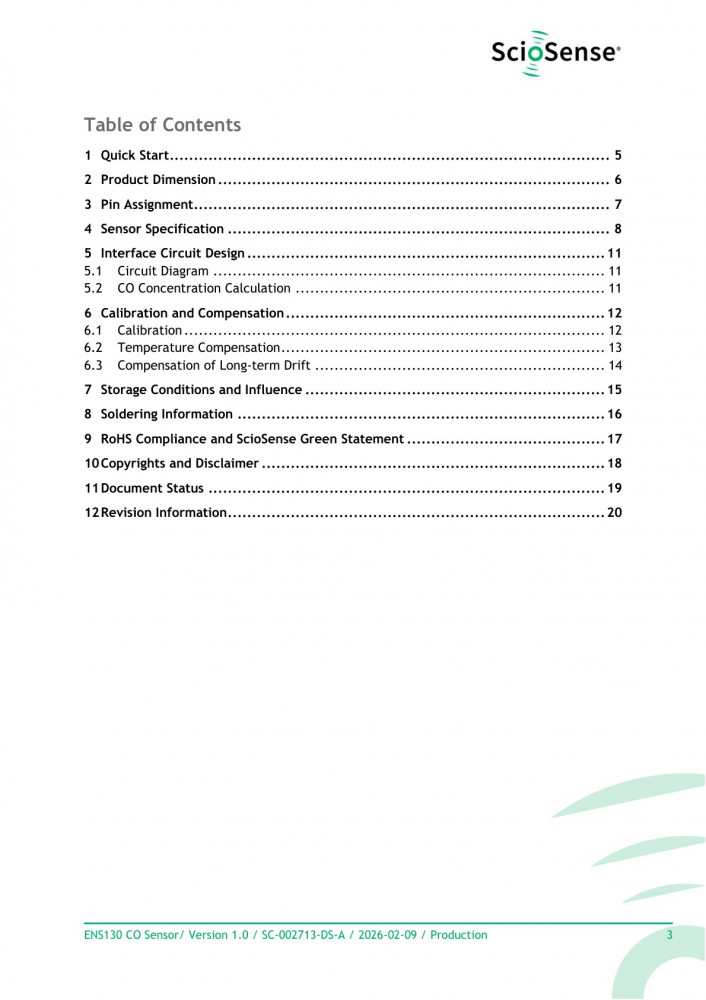ENS130 technical document page 3