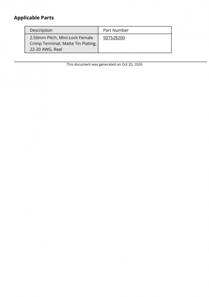 MOLEX 2002184900 tooling document image 3