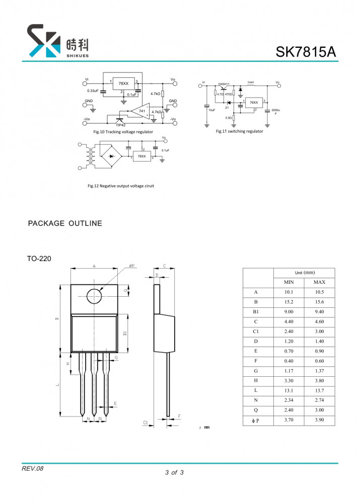 SK7815A datasheet page 3
